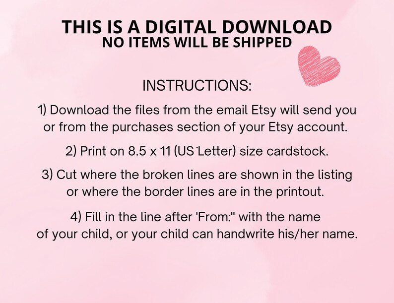 Printable Animal Valentine's Day Cards for Kids; Cute Animal Valentine ...