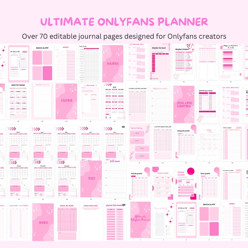 Only Fans Calendar - Etsy