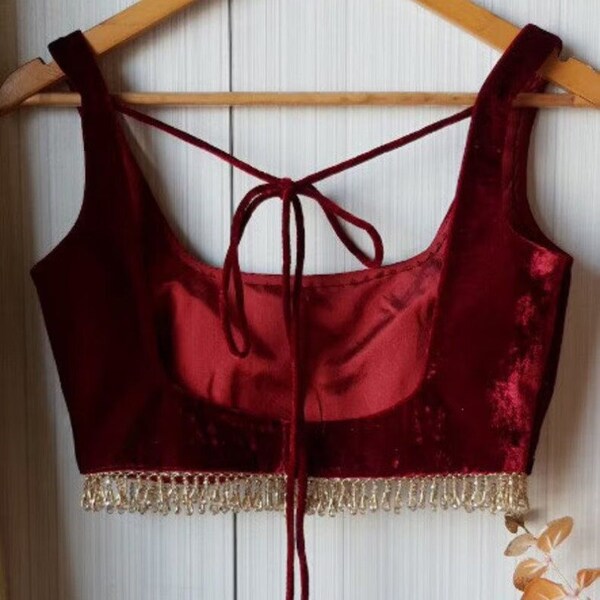 Square Neck Blouse Saree - Etsy