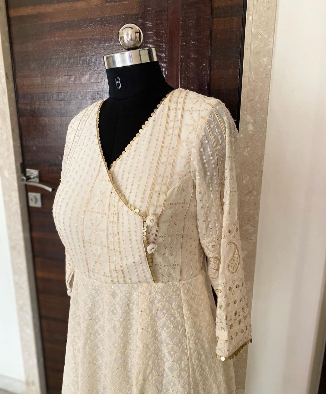 Designer Lucknowi Gown Suit for Girl's Fancy Dress Party Wear Indian ...