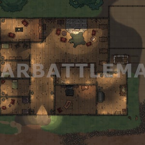 Simple Inn, Battle Map, Dnd Battle Map, D&D, Battlemap, Dungeons and ...
