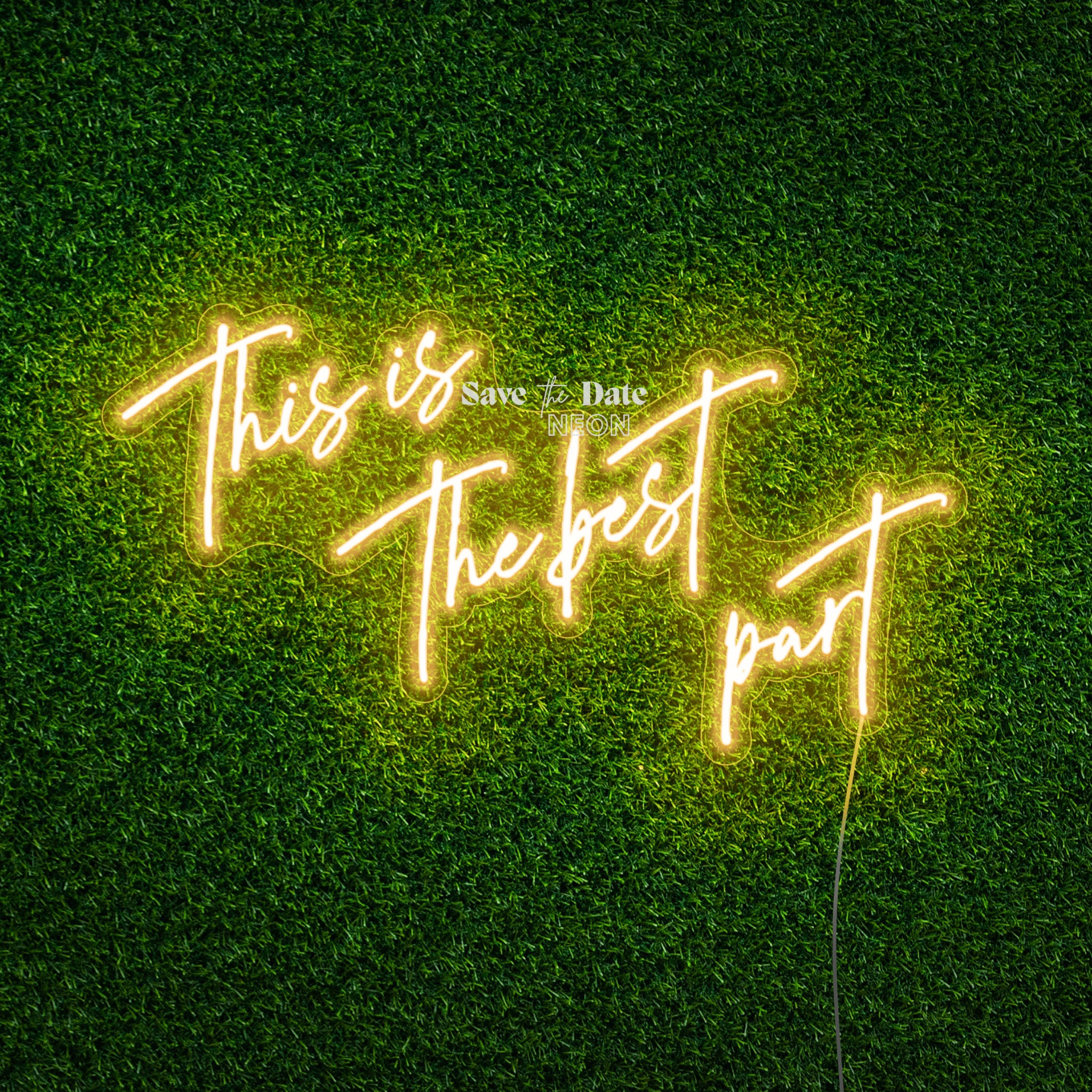 This is the Best Part Wedding Neon Sign, Wedding Reception Neon Sign ...