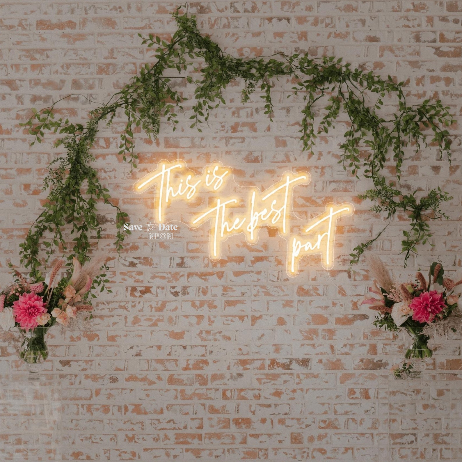 This is the Best Part Wedding Neon Sign, Wedding Reception Neon Sign ...