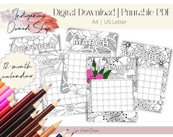Flower Coloring 2023 - Etsy