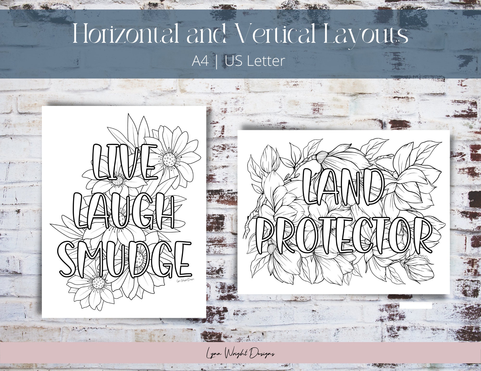 Indigenous Coloring Book, 40 Pretty Floral Coloring Pages for Adults ...