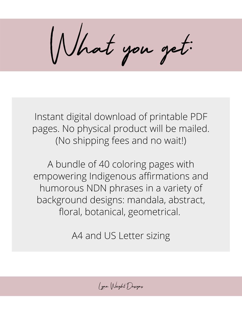 Indigenous Coloring Page Affirmations & NDN Humor, 40 Page Bundle of ...