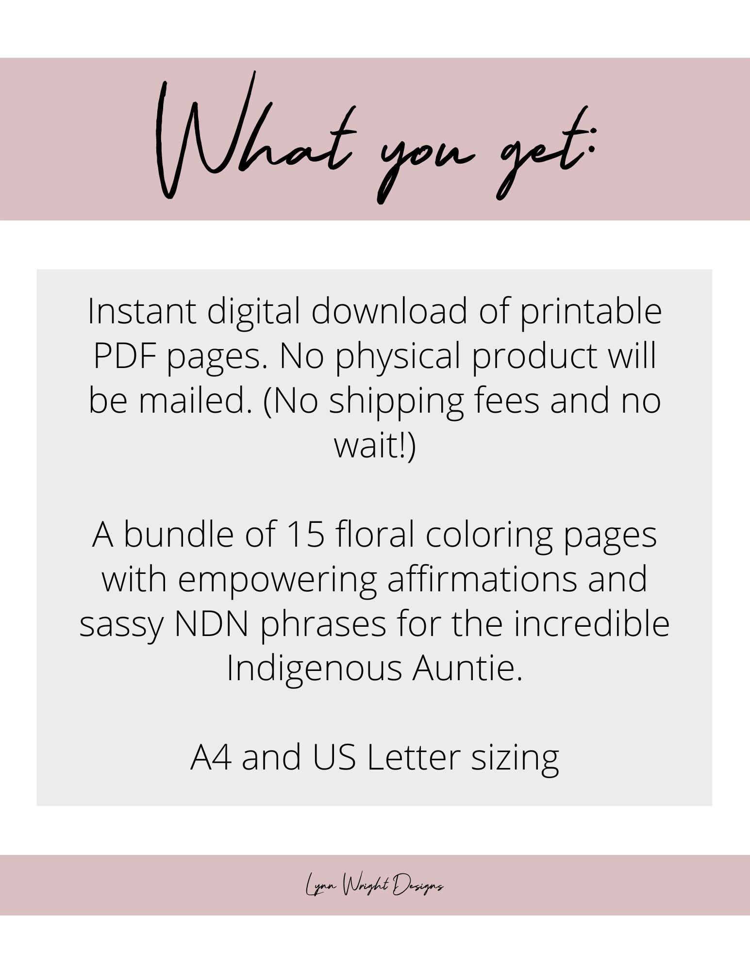 Native Auntie Coloring Pages, 15 Indigenous Floral Designs (digital ...