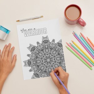 BIPOC Indigenous Coloring Pages, 12 Mandala Coloring Native ...