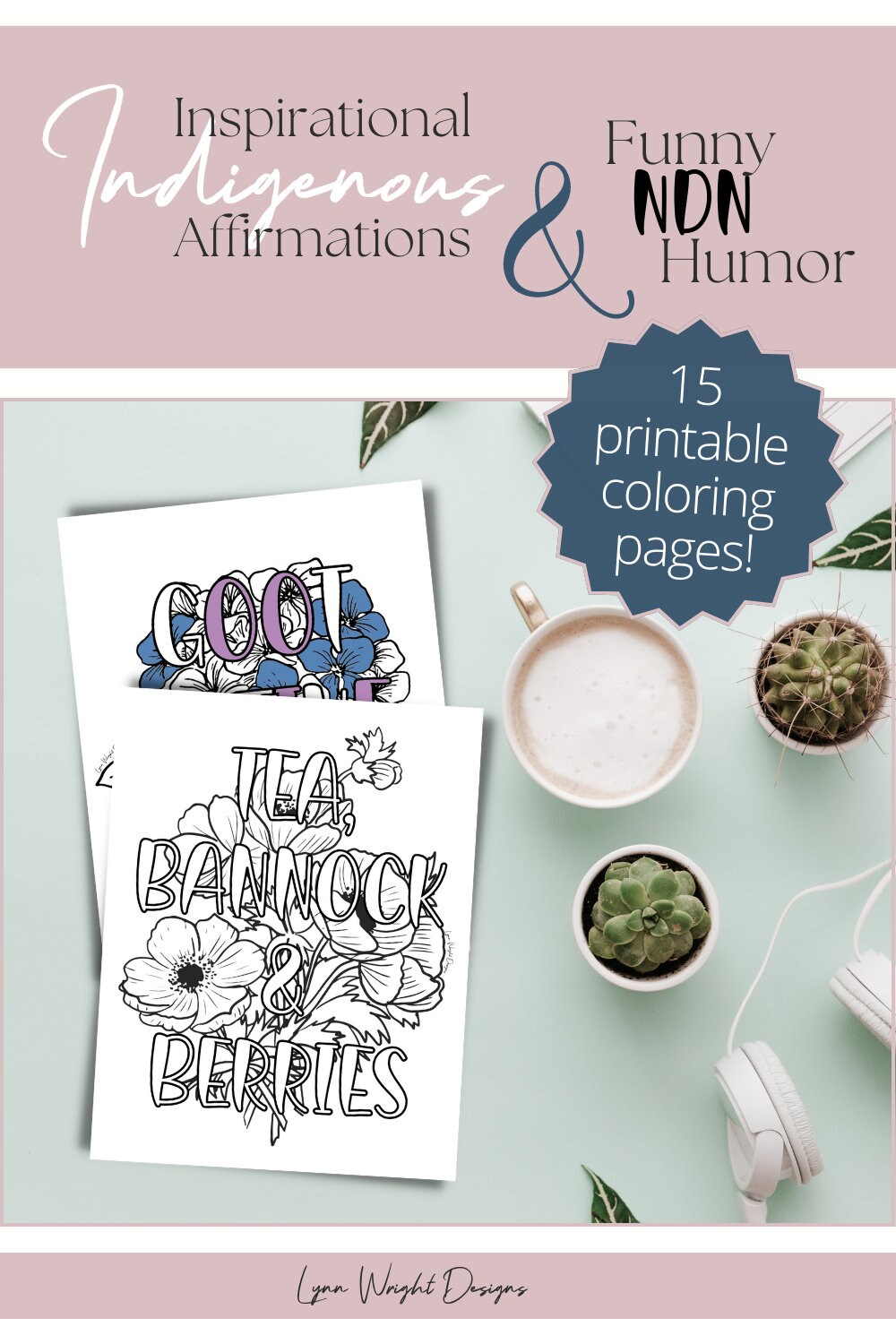 Native Woman Coloring Pages, 15 Floral Adult Coloring Pages for Women ...