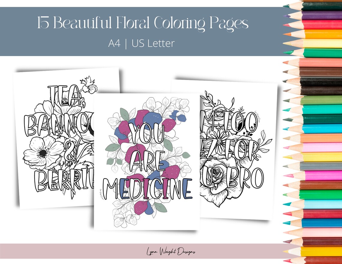 Native Woman Coloring Pages, 15 Floral Adult Coloring Pages for Women ...