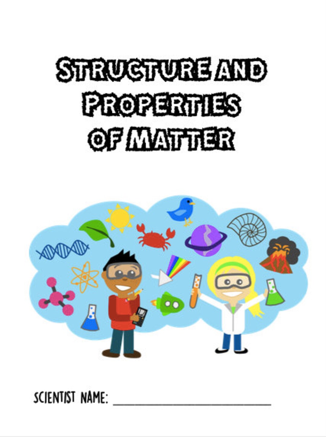 Matter Workbook Science Unit - Etsy