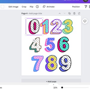 Polka Dot Alphabet Number: Canva Editable Template (digital Download ...