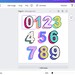 Polka Dot Alphabet Number: Canva Editable Template (digital Download ...