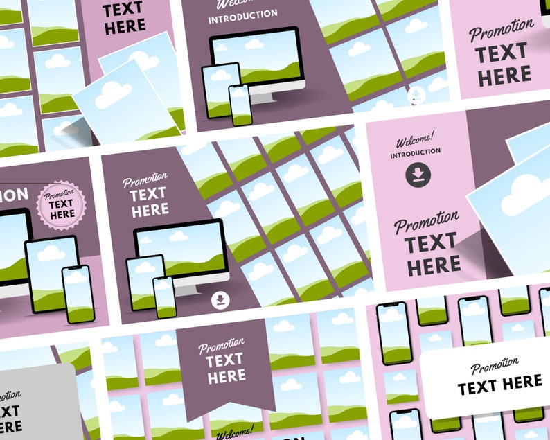 Canva Mockup Template: Editable Online Course Design (digital Download ...