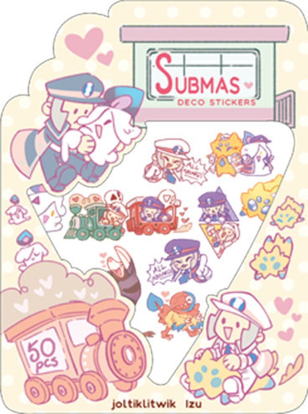 Submas Sticker Flake Pack - Etsy