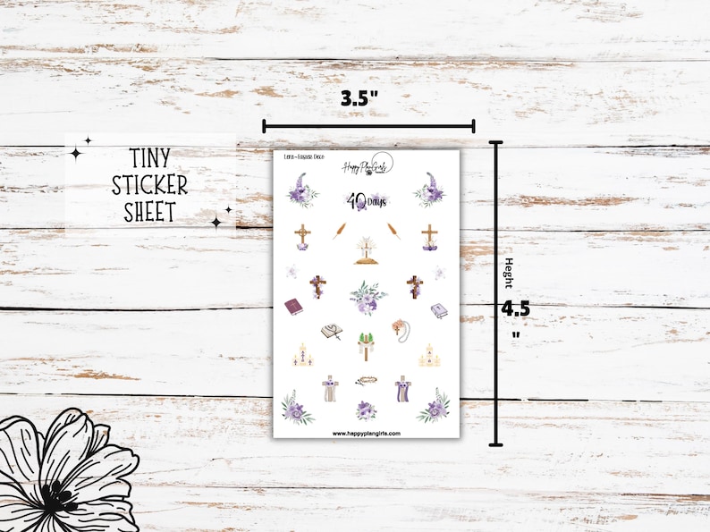 2026 Christian Lent Easter Decorative Stickers | Bible Journaling Deco ...