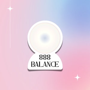 Angel Number Sticker, Aura Gradient Angel Number Sticker, Affirmation ...