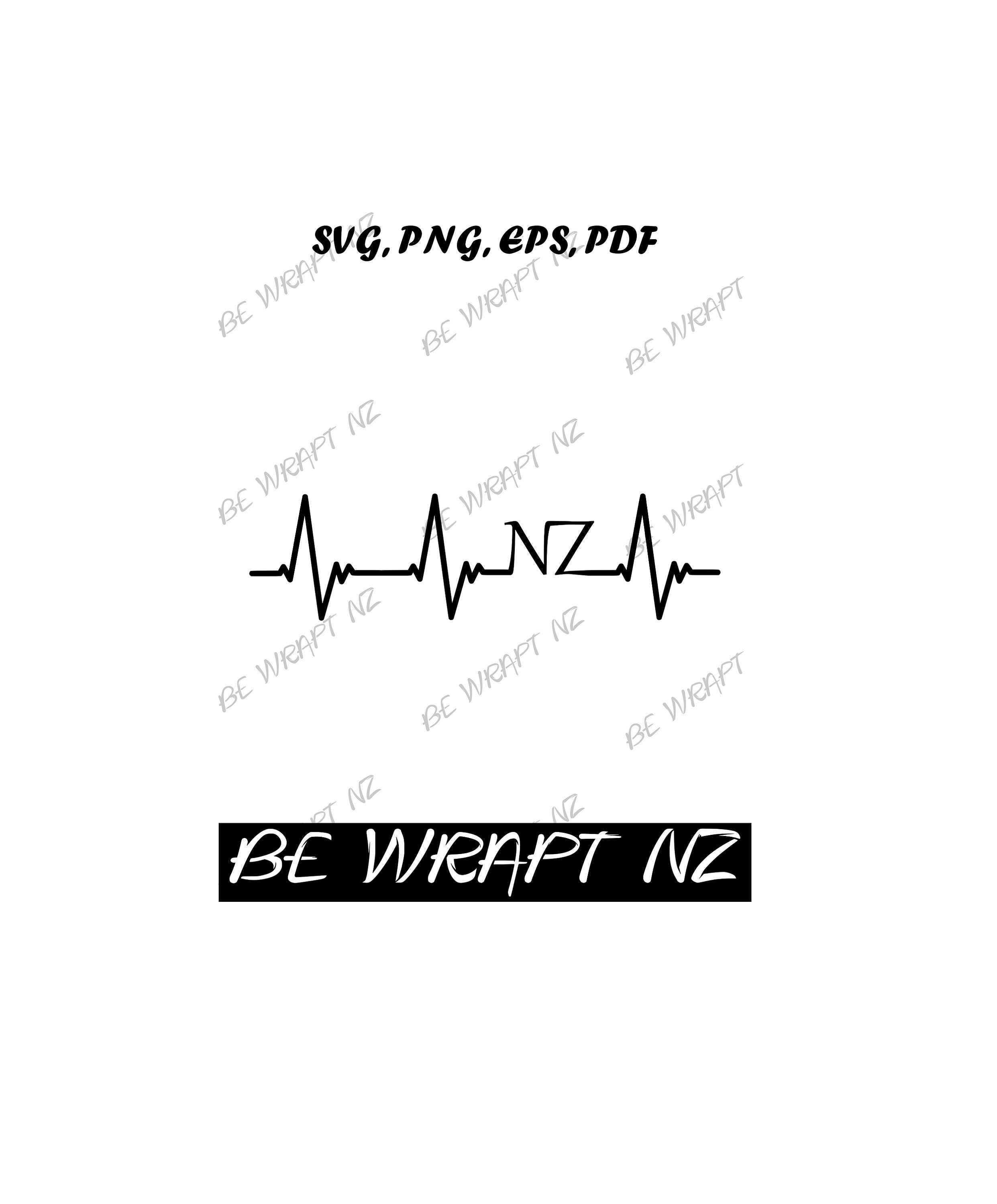 Heartbeat Svg New Zealand Pulse Svg Pulse Love Svg - Etsy Canada