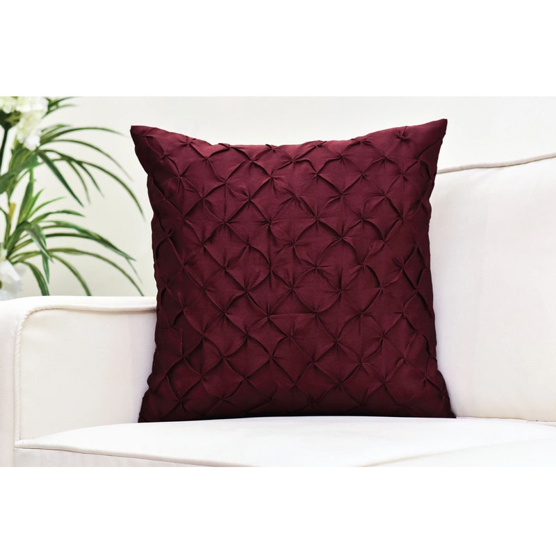 Maroon Pillows - Etsy