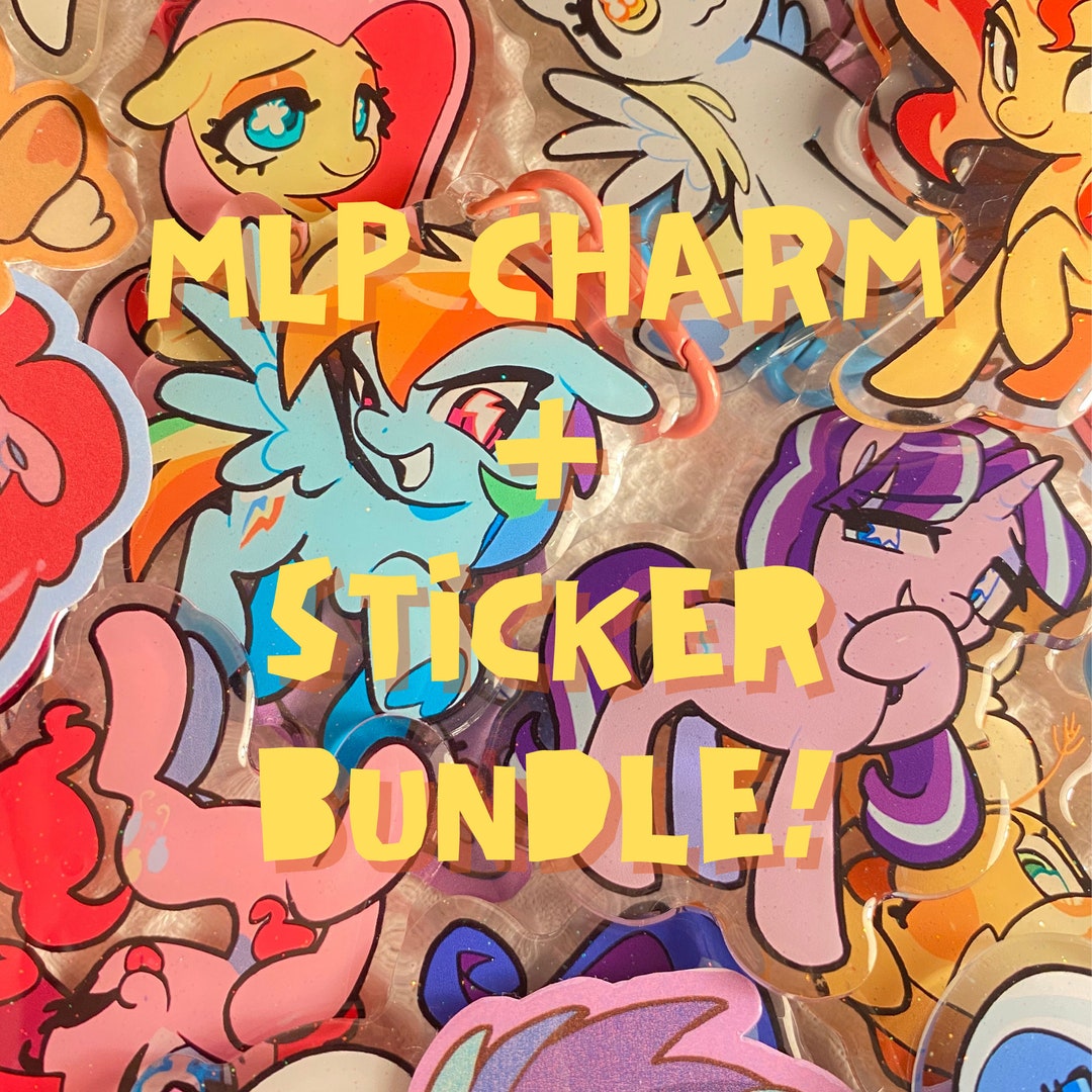 Mlp Charm + Sticker Bundle! - Etsy