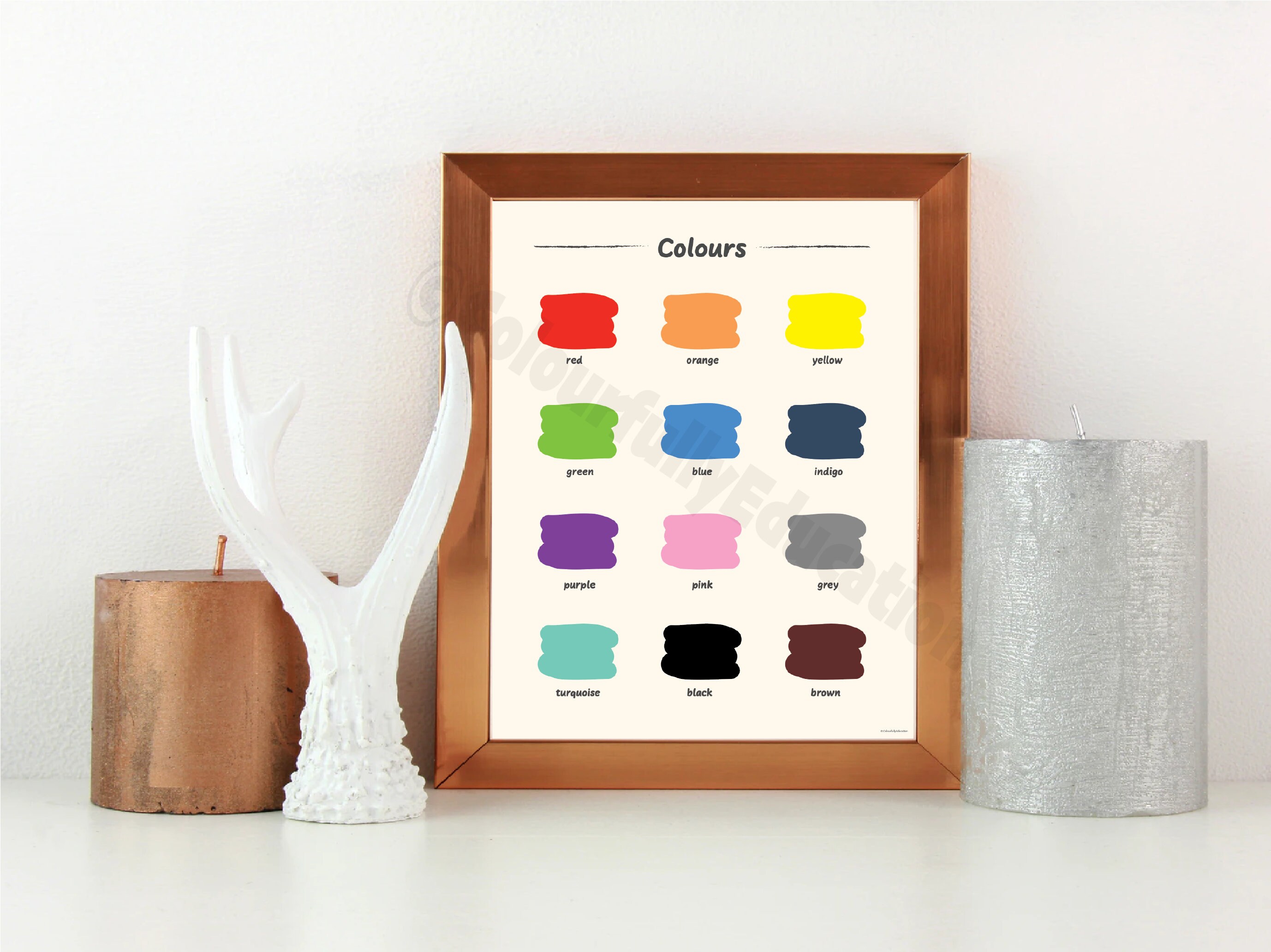 Printable 6 Poster Set, Nursery Art, Kindergarten Classroom, Preschool ...
