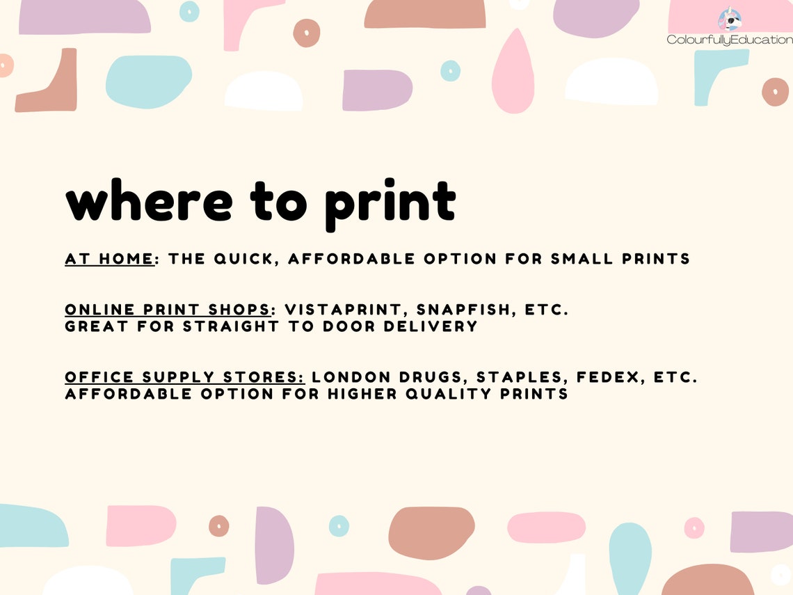 Printable Shapes Poster, Nursery Art, Kindergarten Classroom, Preschool ...