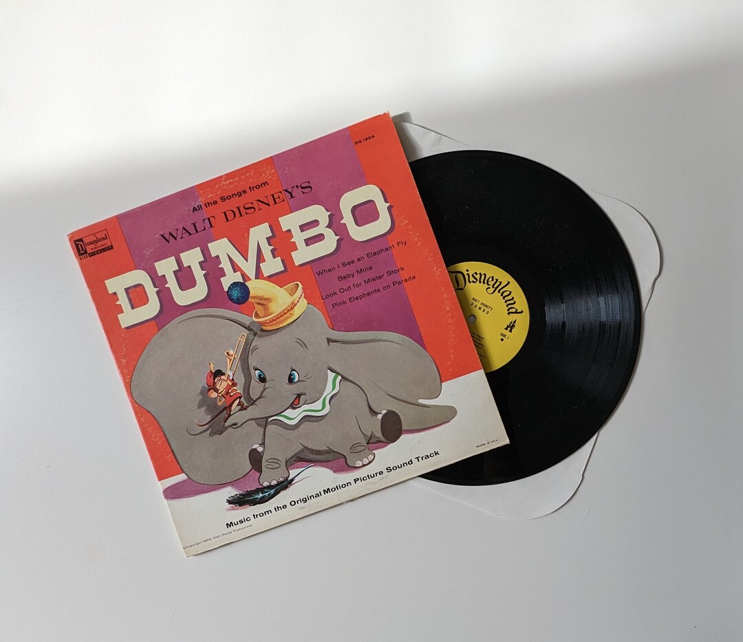 1959 Vintage 'dumbo' Vinyl Record / DISNEYLAND Records, Disney Records ...
