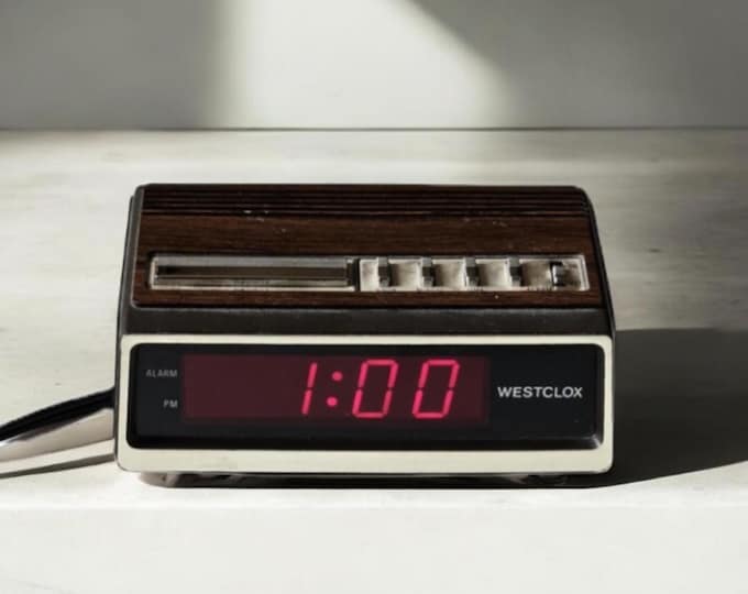 1980's Westclox Alarm Clock - Etsy