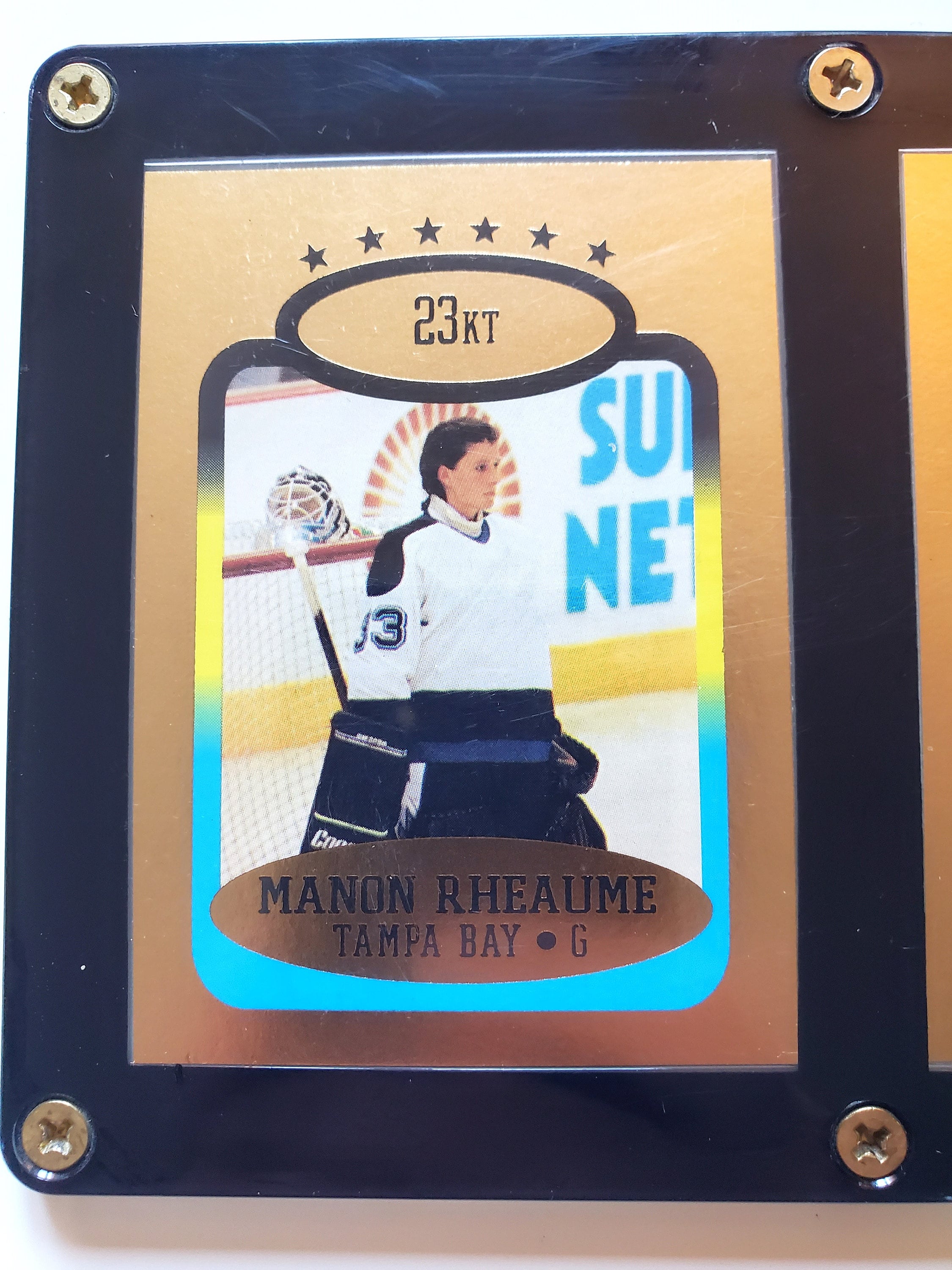 Manon Rheaume 1993 Genuine 23k Gold Set of 3 Collector Cards - Etsy