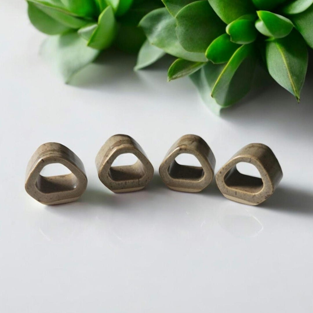 Minimalist Boho Style Napkin Rings / Napkin Holders Vintage Napkin ...