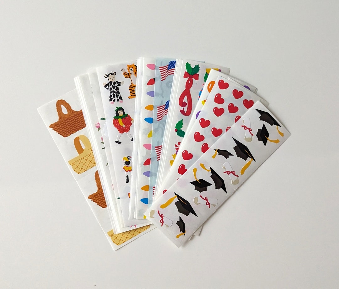 Mrs. Grossmans Stickers / Vintage 1980's and 1990's Stickers 30 Sheets ...