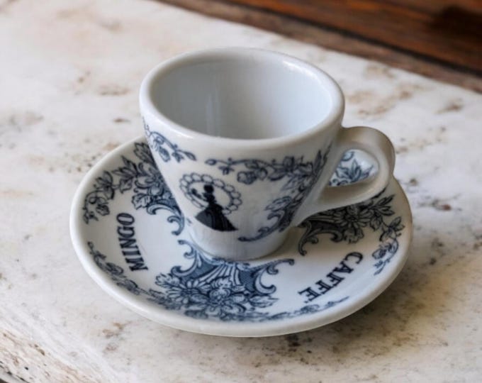 Rare Richard Ginori Caffe Mingo Cup and Saucer / Italy / 1735 / Ginori ...