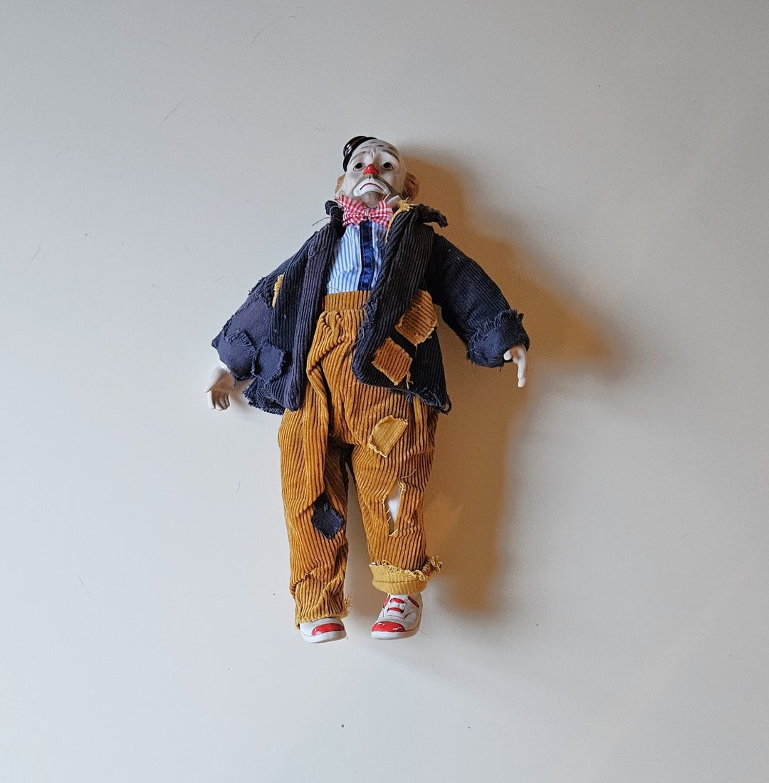 Vintage 'house of Zog' Sad Hobo Clown / Porcelain Face Sad Hobo Clown ...