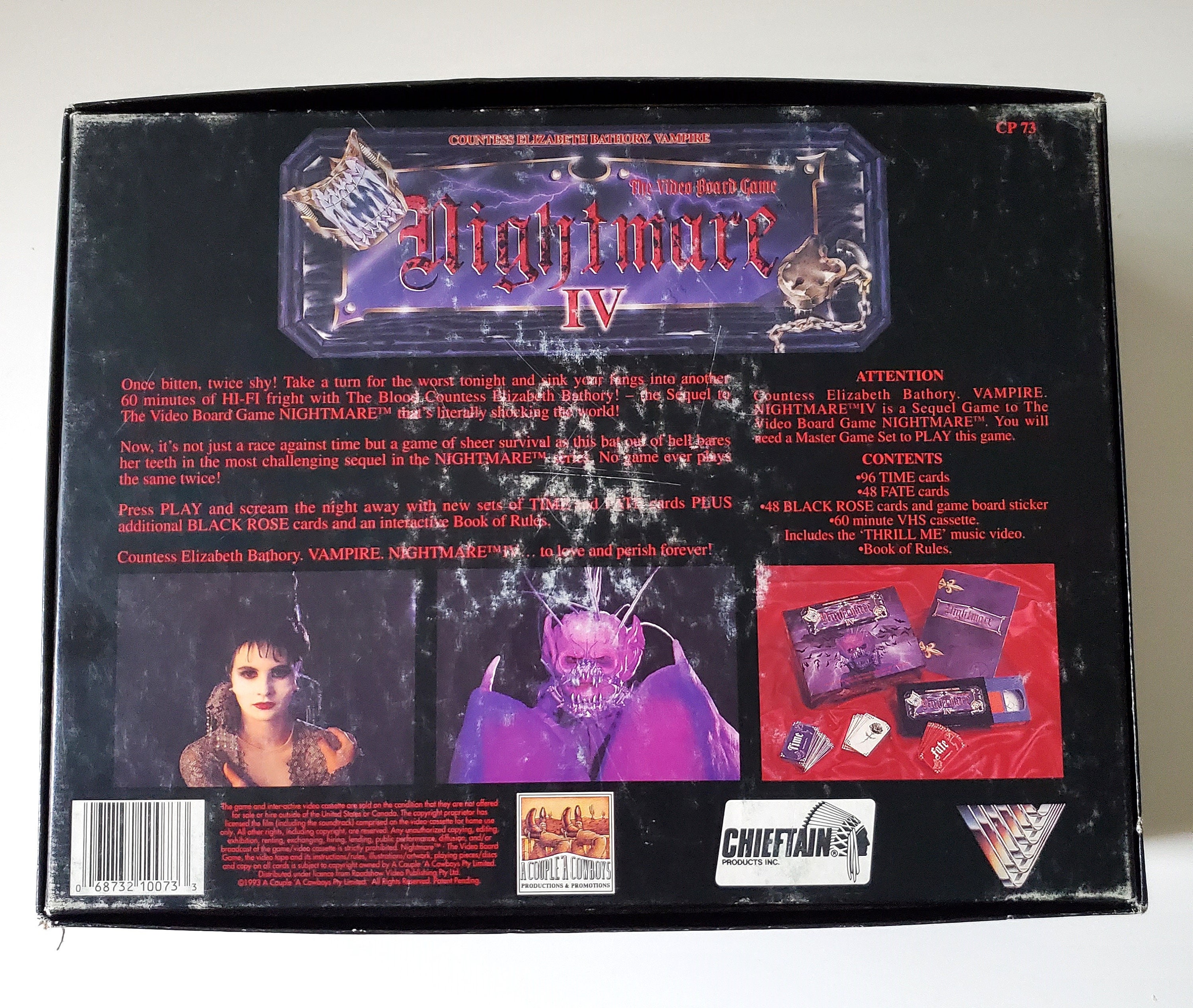 1993 Nightmare IV VHS Game - Etsy