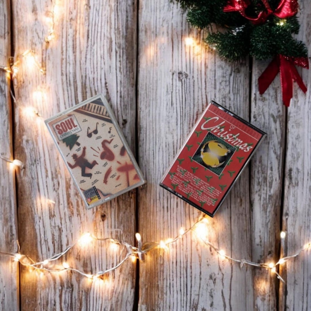 Vintage Christmas Cassette Tapes 1988 and 1991 / Soul Christmas and the ...