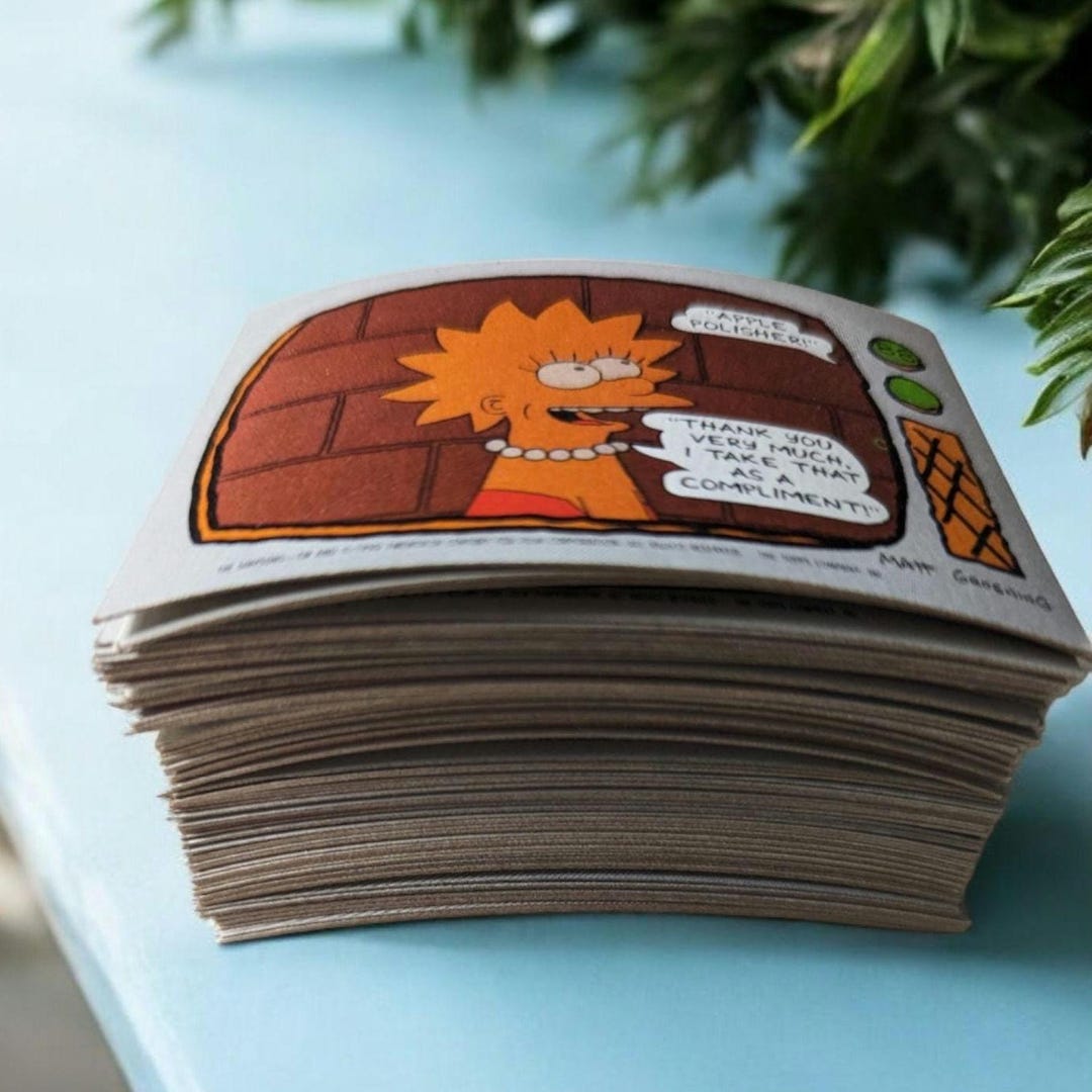 1990 Simpsons Tops Cards 70+ Cards / Card Lot 90s Vintage Simpsons ...