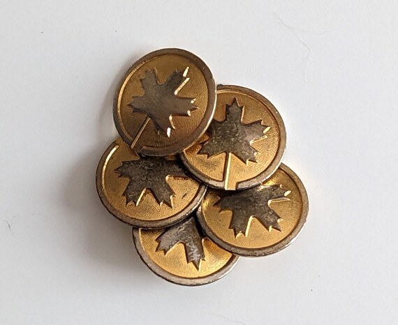 Vintage Air Canada Uniform Buttons set of 5 - Etsy