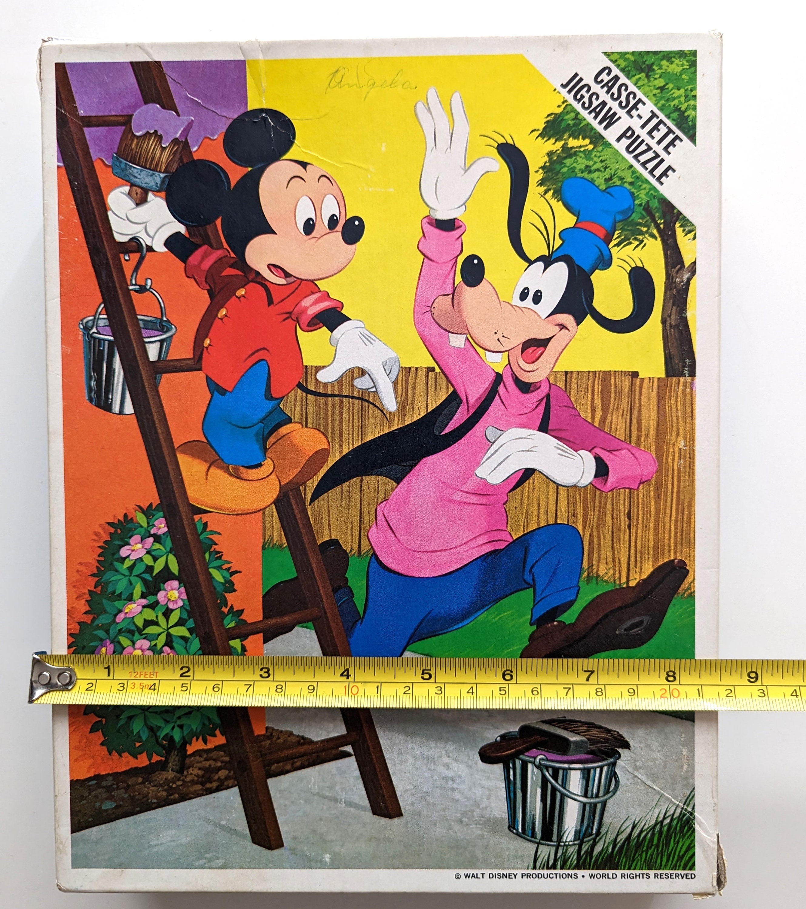 Vintage 100 Piece Disney Mickey Mouse and Goofy Jigsaw Puzzle - Etsy