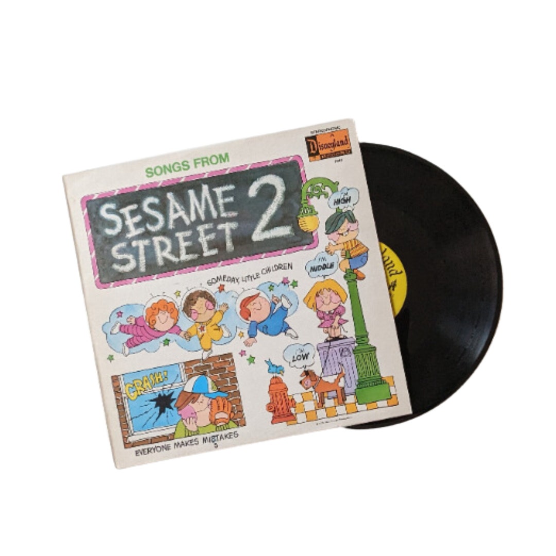 1972 'sesame Street 2' Vinyl Record / LP / Vintage Vinyl / Sesame ...