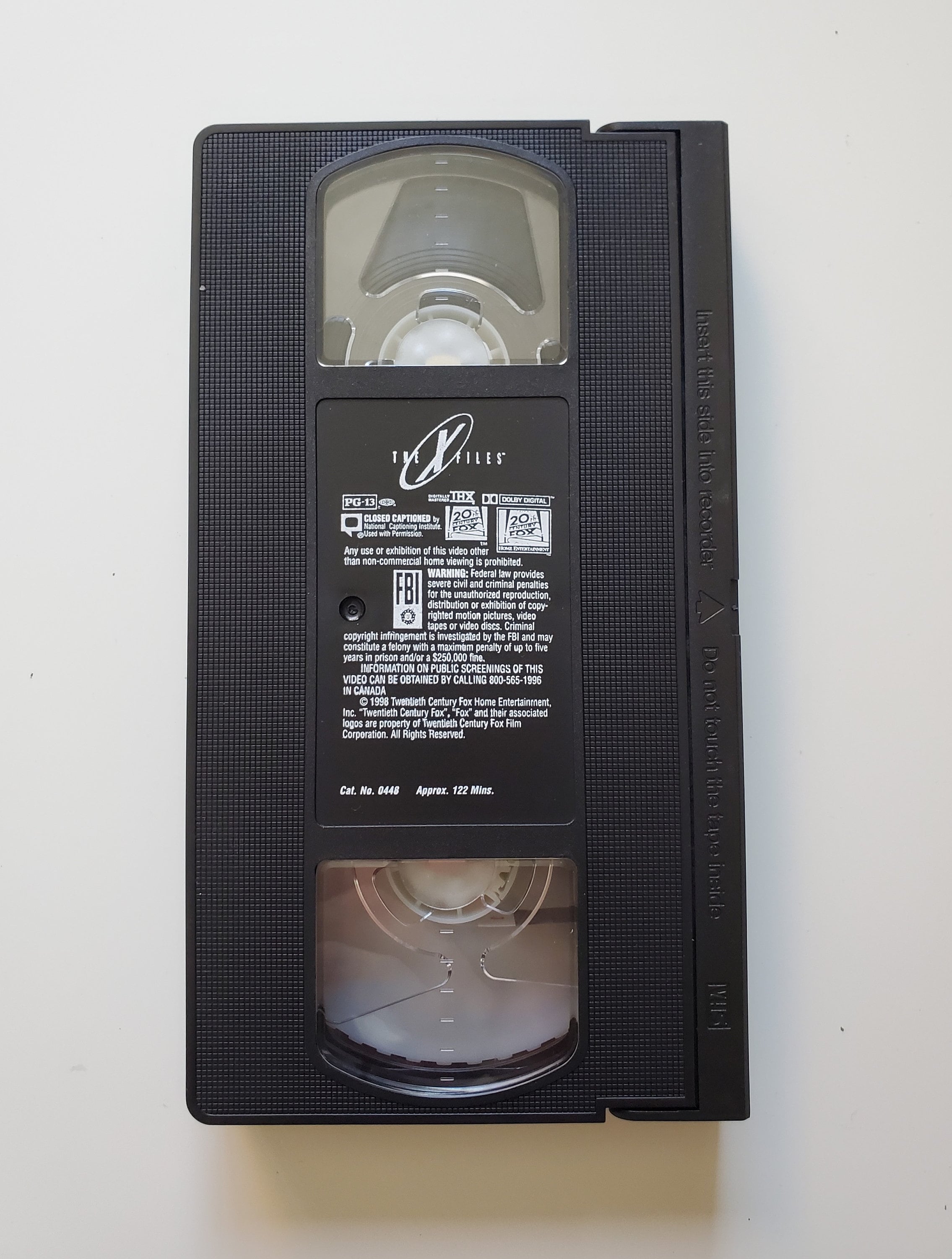 Vintage 1998 the X-files VHS Tape Science Fiction / X Files - Etsy