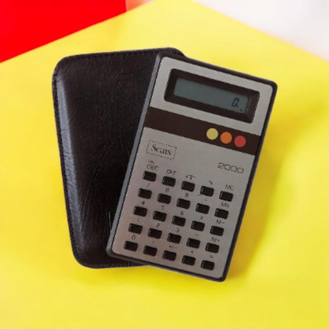 1970's Simpsons-sears Pocket Calculator / Vintage Calculators / Sears ...