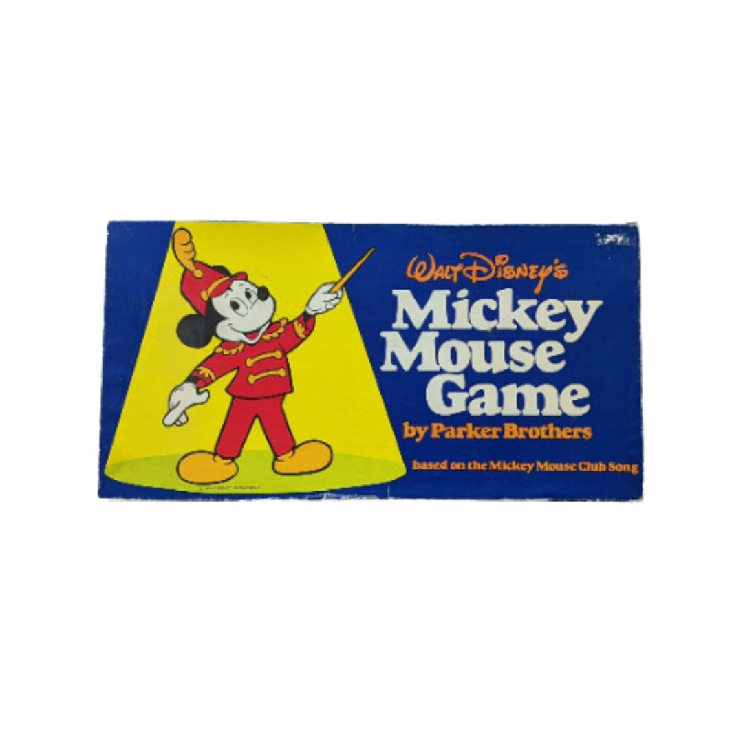 1976 Mickey Mouse Board Game / Vintage Boardgames / Vintage Disney ...