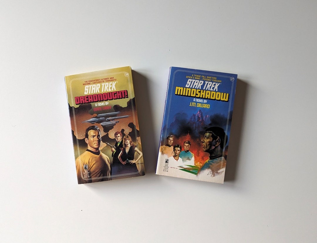 Set of 2 Star Trek Paperback Books / Dreadnought and Mindshadow / 1980s / Vintage - Etsy Canada