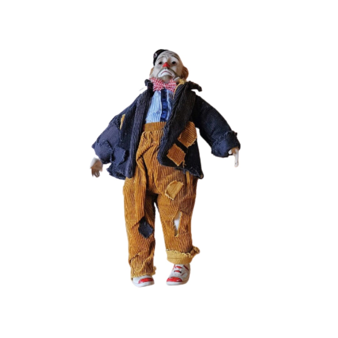 Vintage 'house of Zog' Sad Hobo Clown / Porcelain Face Sad Hobo Clown ...