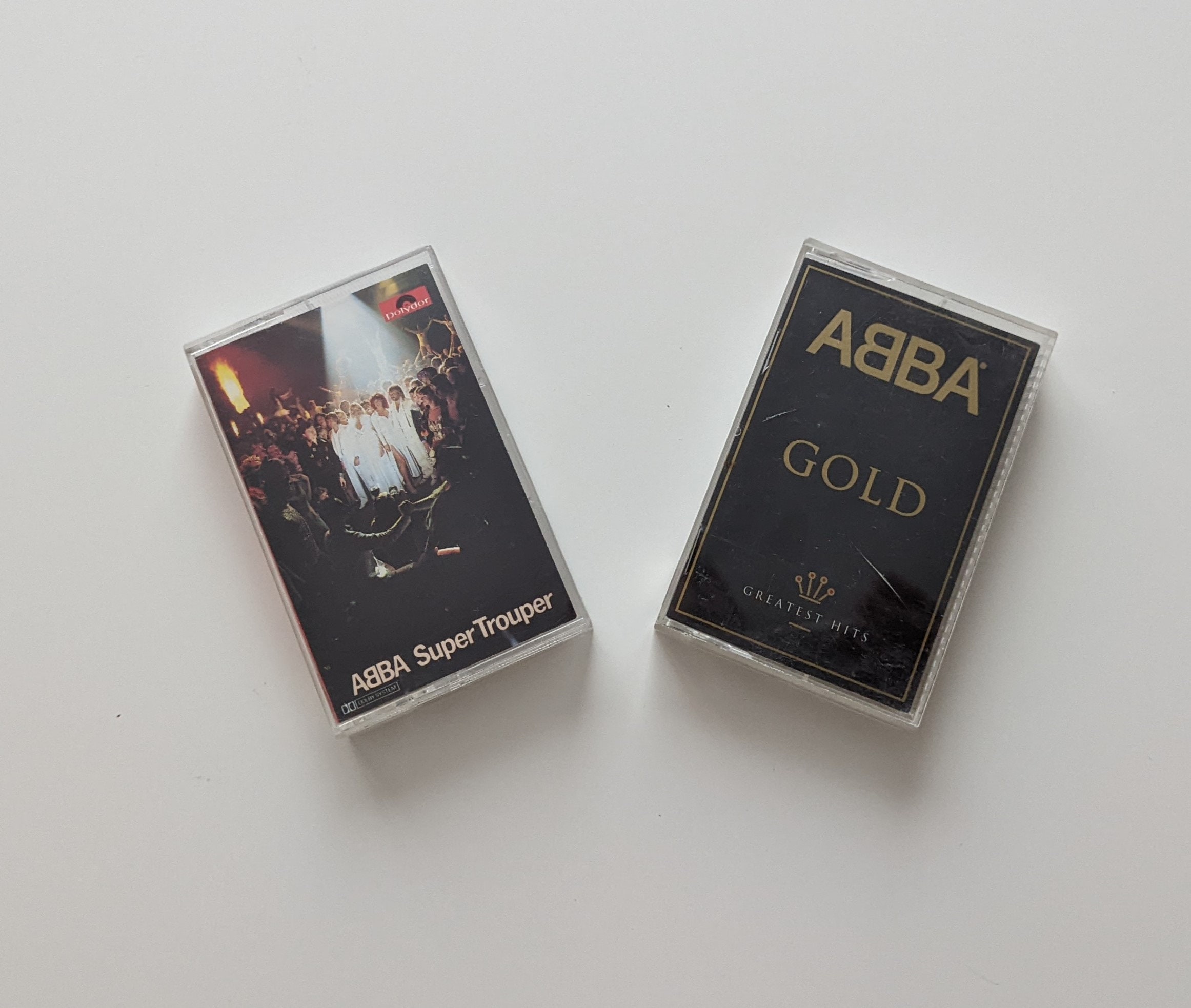 Set of 2 Abba Cassette Tapes Super Trouper and Abba's - Etsy Canada