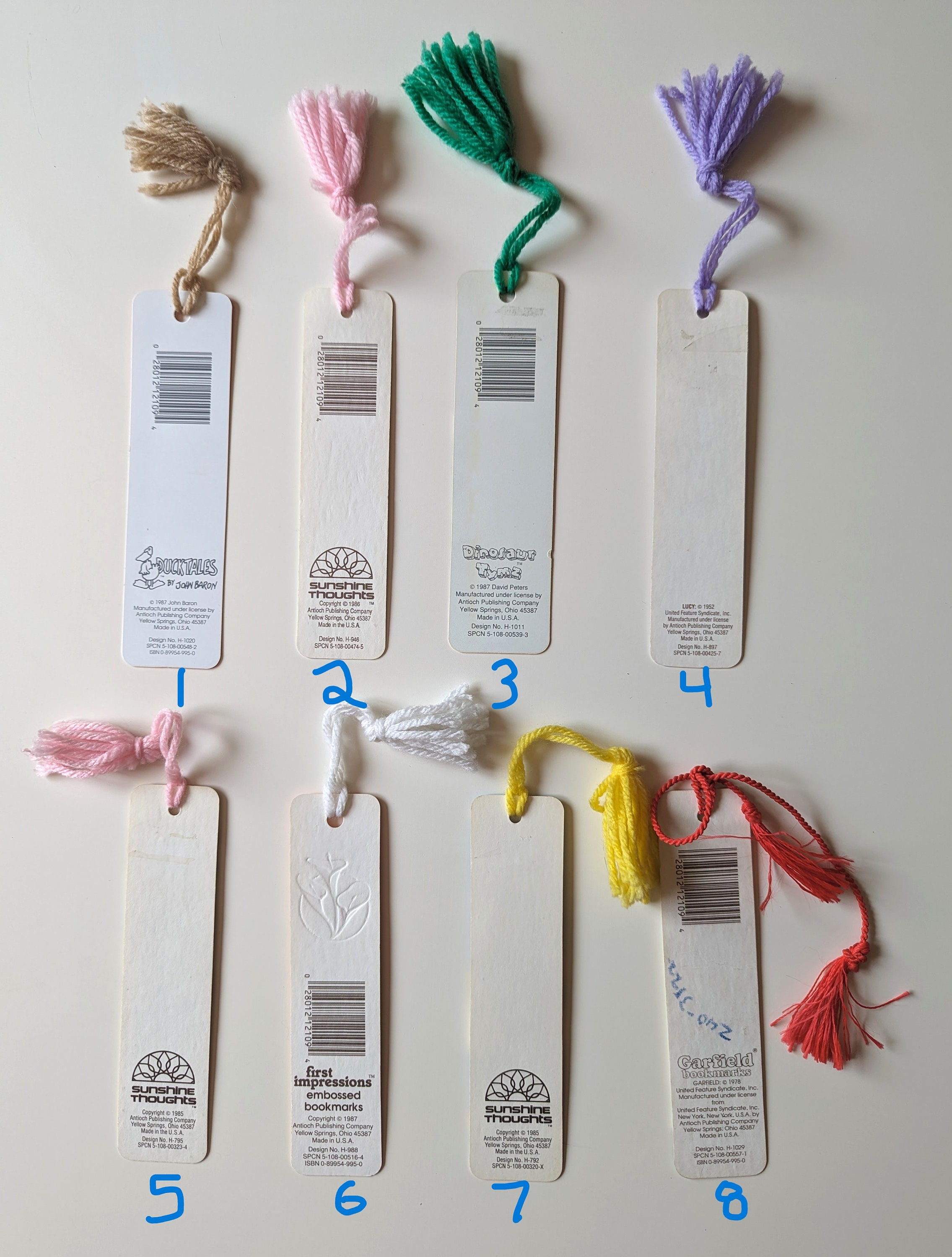 Choose One 1980's Bookmarks / Vintage Bookmarks / Read - Etsy Canada