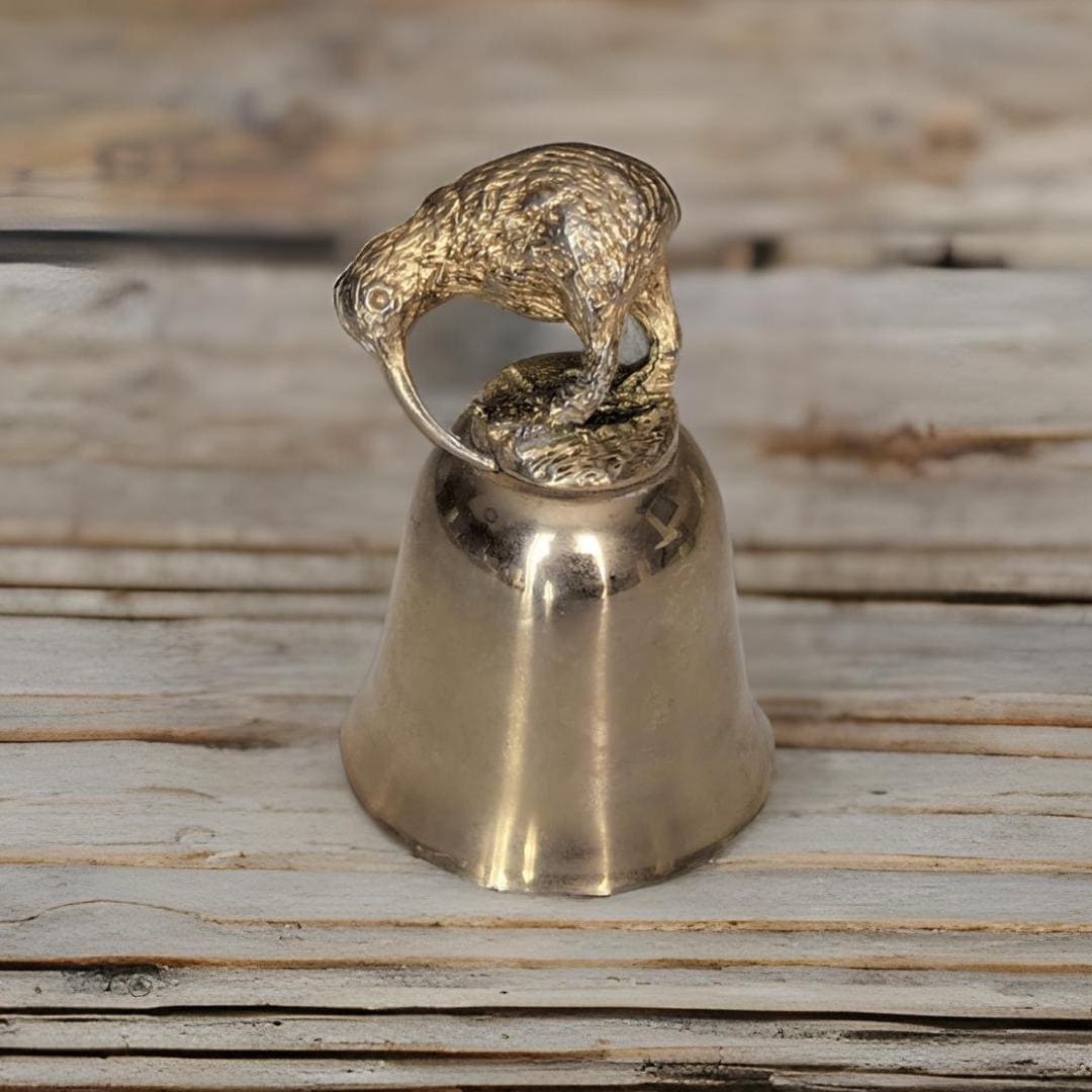 Brass Kiwi Bird New Zealand Bell / Dinner Bell / Teacher's Bell / Bird ...