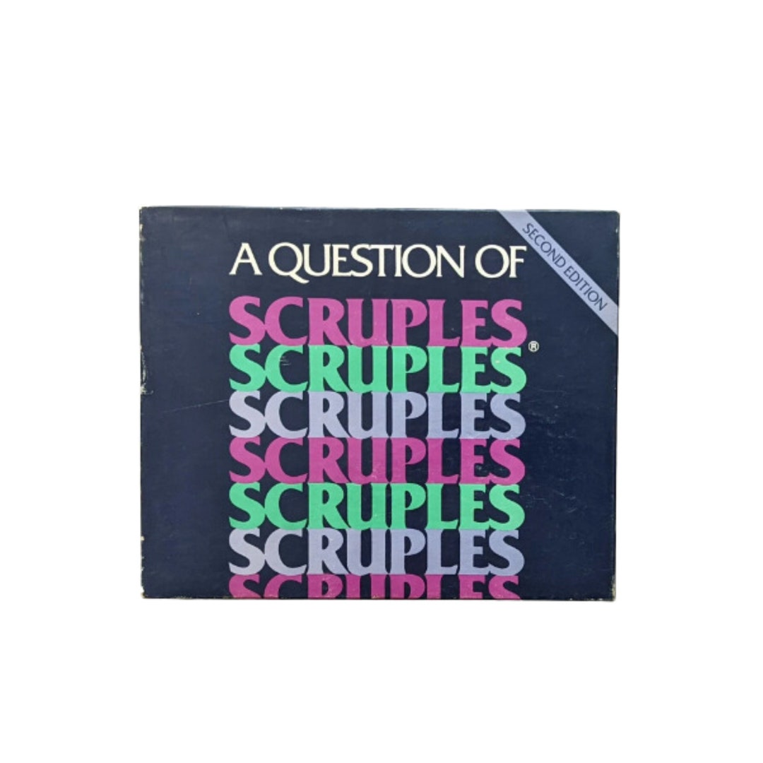 1986 'A Question of Scruples Board Game' Adult Party Game / Moral ...