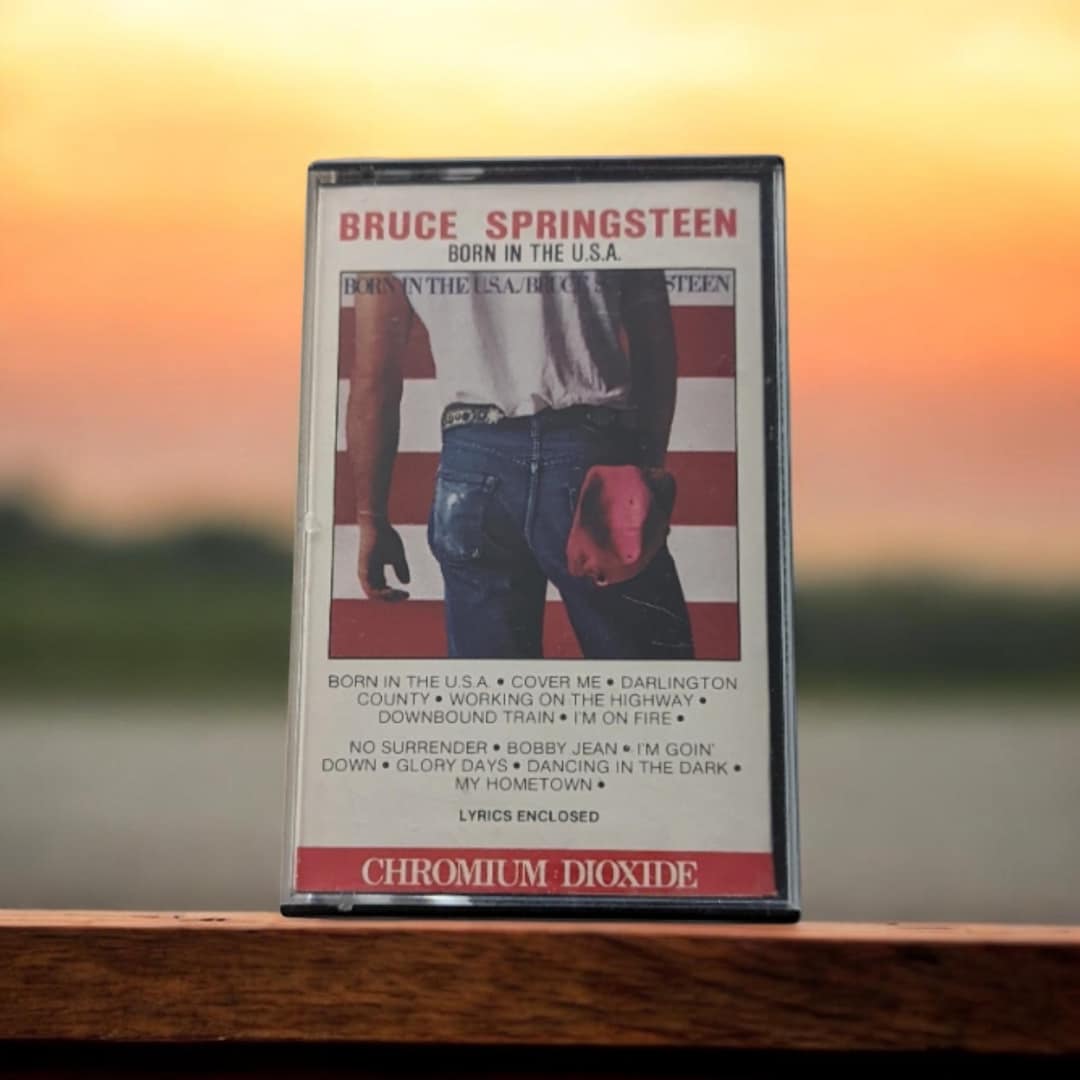 1984 Bruce Springsteen Cassette Tape (born in the USA) / Cassettes ...