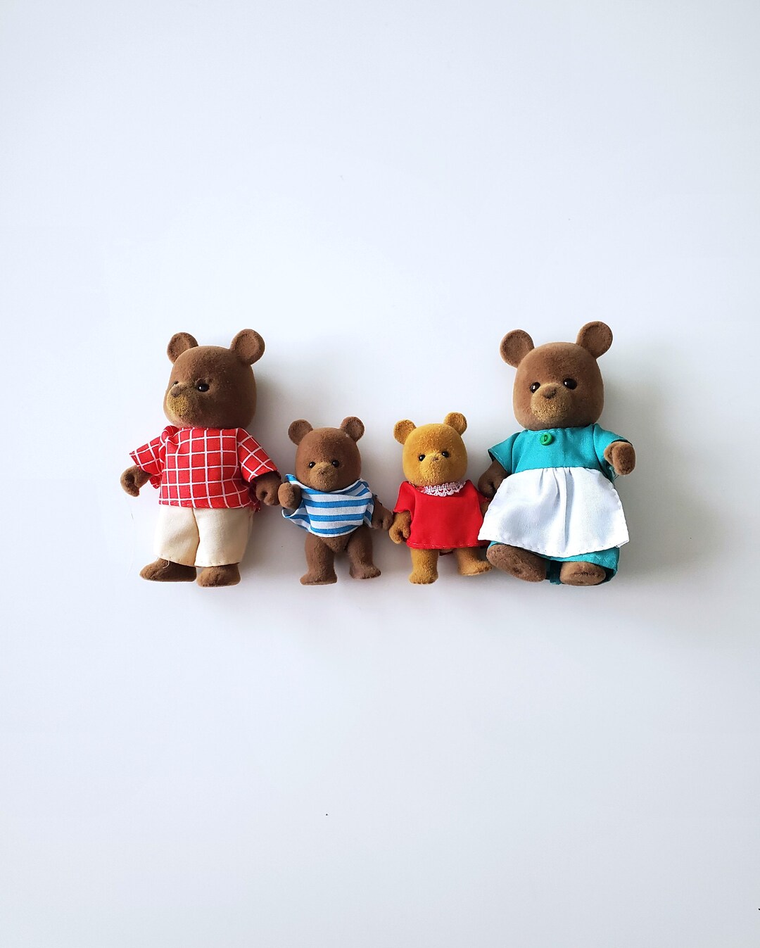 Vintage 1980's Epoch Calico Critters Sylvanian Brown Bear - Etsy Canada